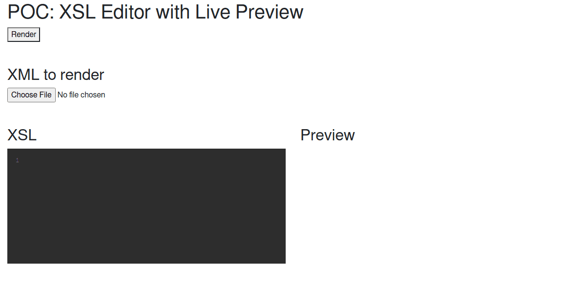 alexpablo110/XSL-Editor-with-Live-Preview - Codesandbox