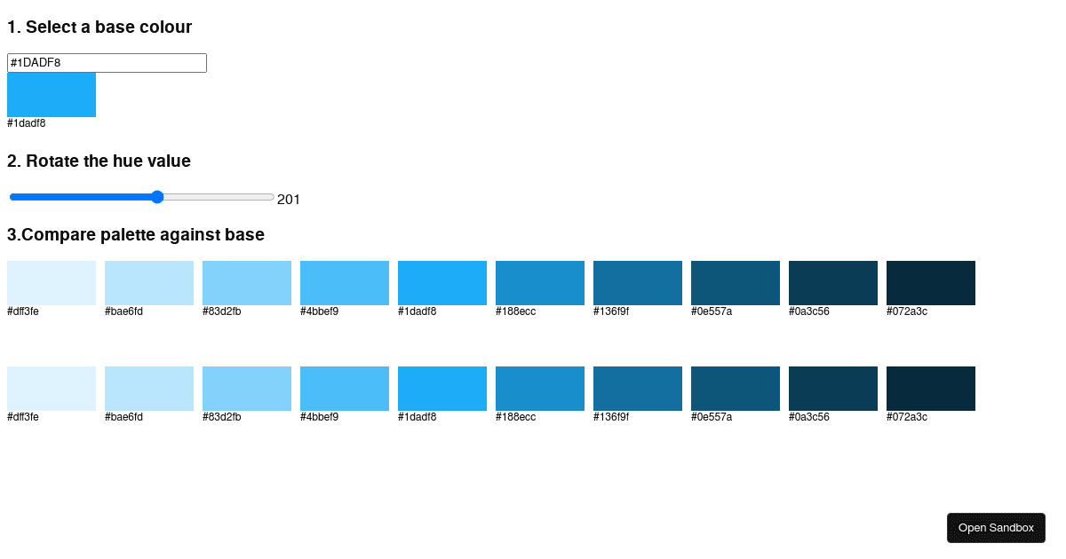 colour-palette-generator - Codesandbox