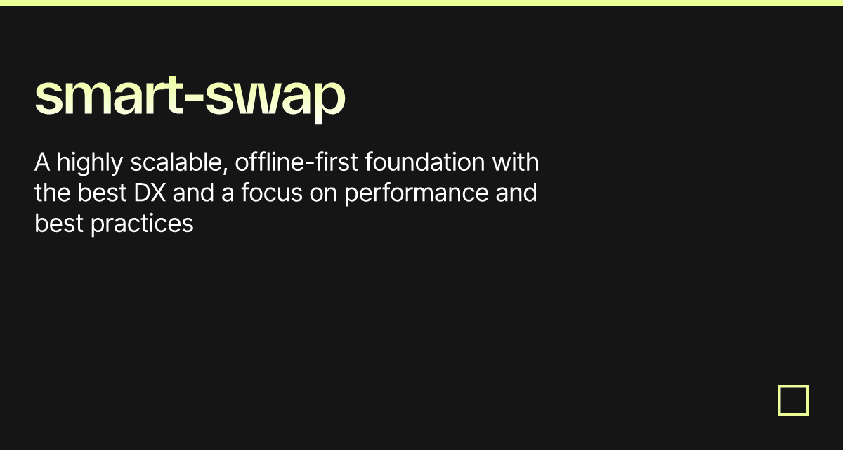 smart-swap - Codesandbox