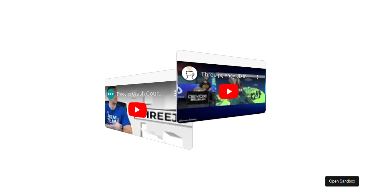 Scapic - Hovering Cards - Codesandbox