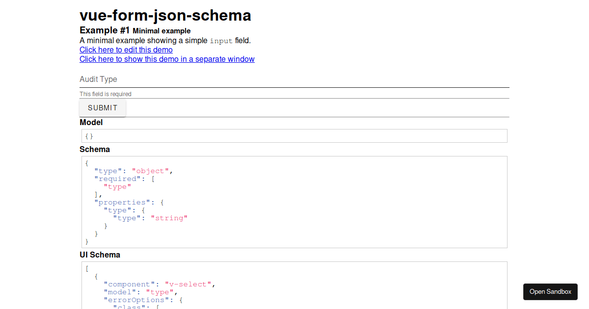 Example 1 (forked) - Codesandbox