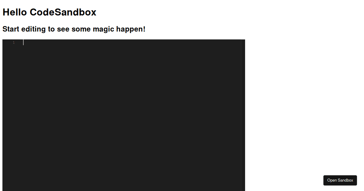 react-monaco-editor - Codesandbox react-monaco-editor - Codesandbox