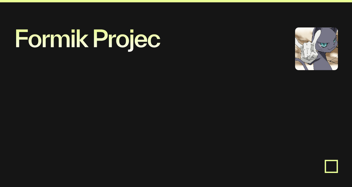 Formik Projec - Codesandbox