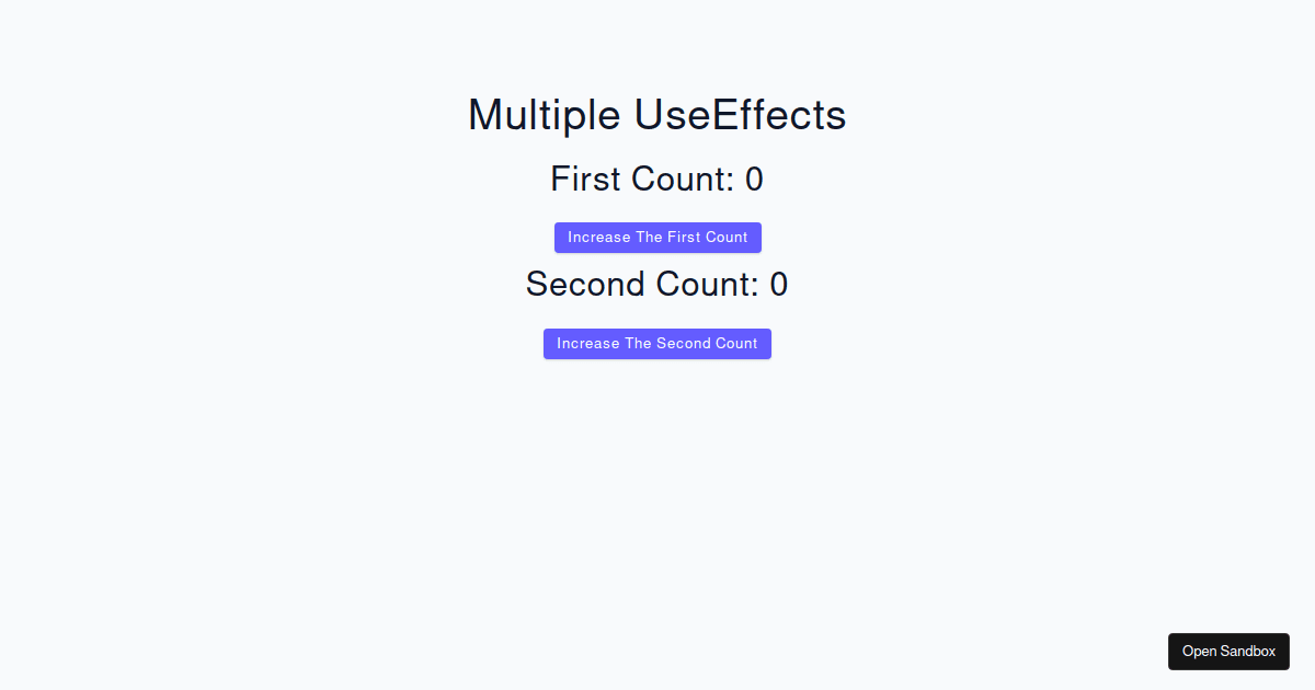 useEffect-multi-template - Codesandbox