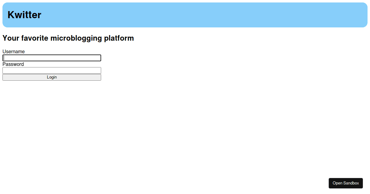 Hackathon-starter - Codesandbox