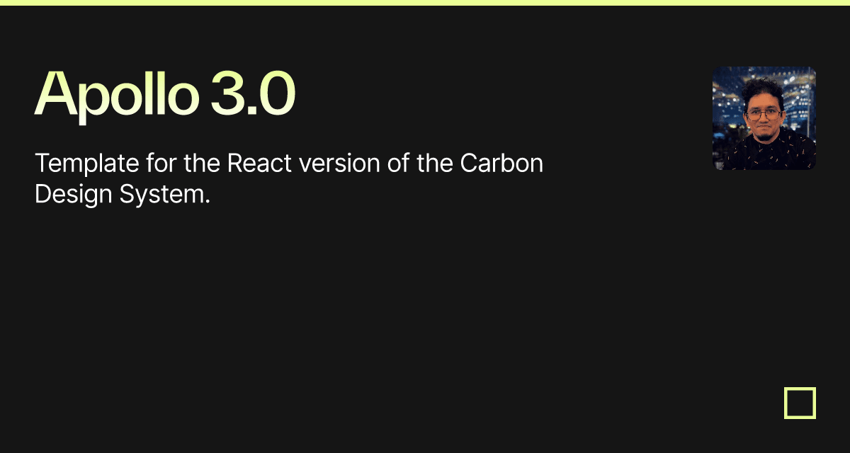 Apollo 3.0 - Codesandbox