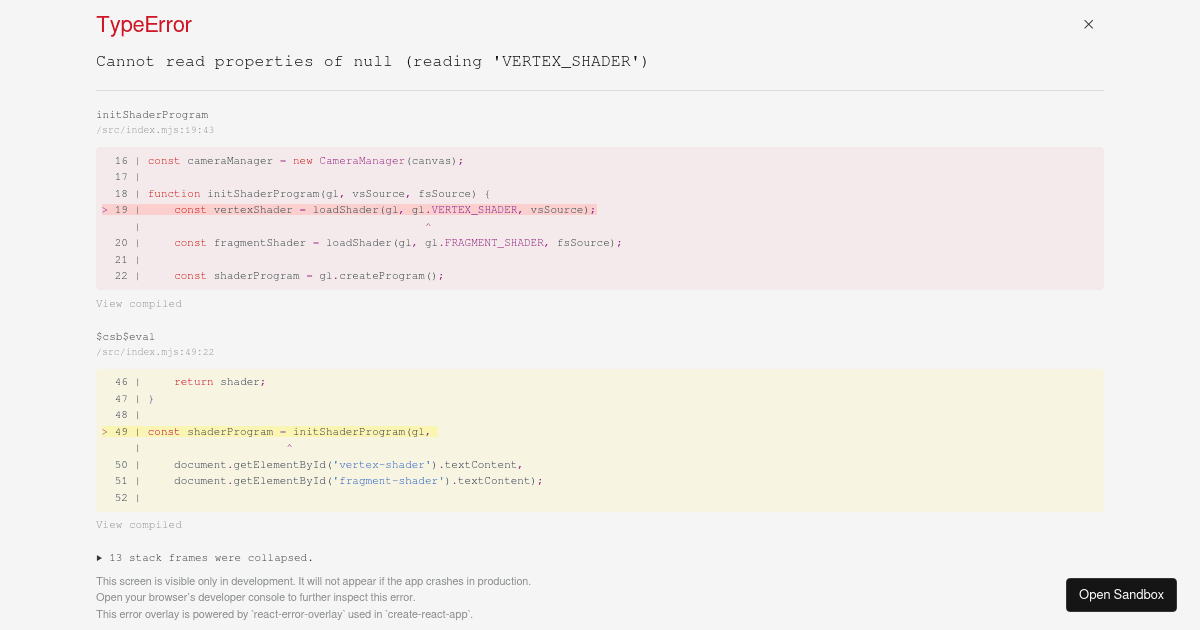 Webgl 2 Simple Obj Loader Codesandbox