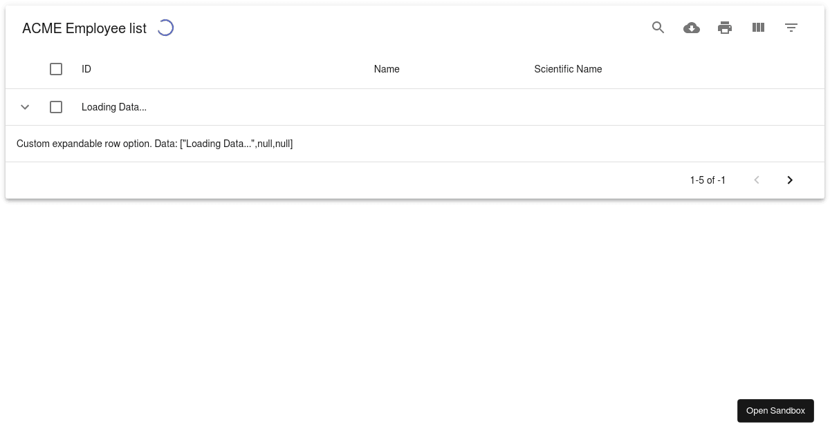 Mui Datatables Server Side Pagination With Unknown Number Of Items Forked Codesandbox