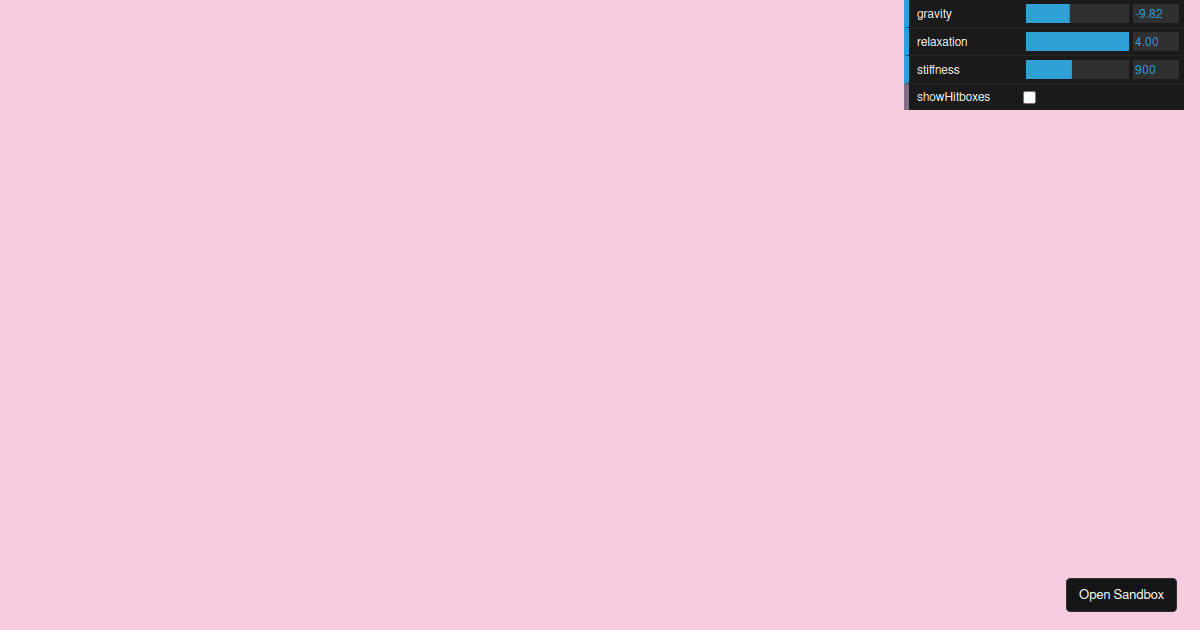 letter drop - Codesandbox