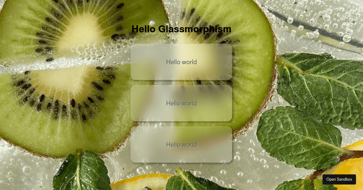 glassmorphism-with-css-backdrop-filter - Codesandbox