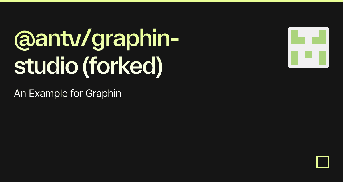 @antv/graphin-studio (forked) - Codesandbox