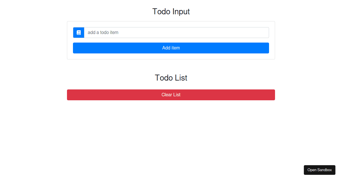 react-todo-list-project - Codesandbox