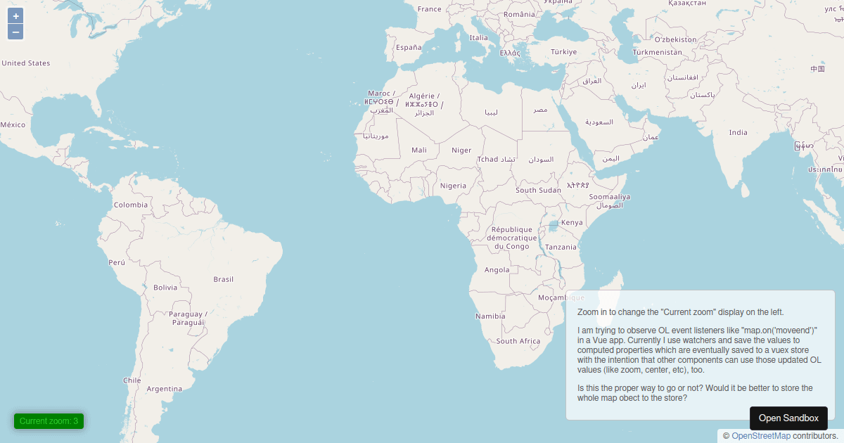 openlayers-getZoom - Codesandbox