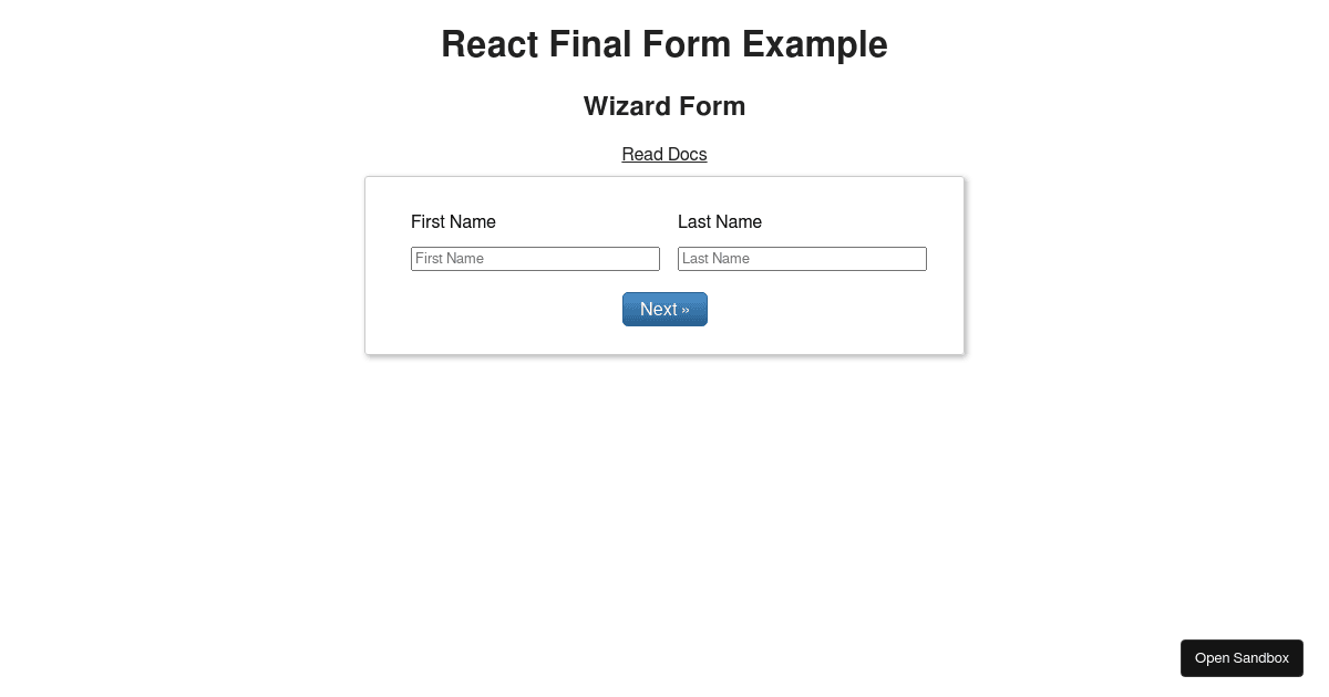 xstate-wizard-form - Codesandbox