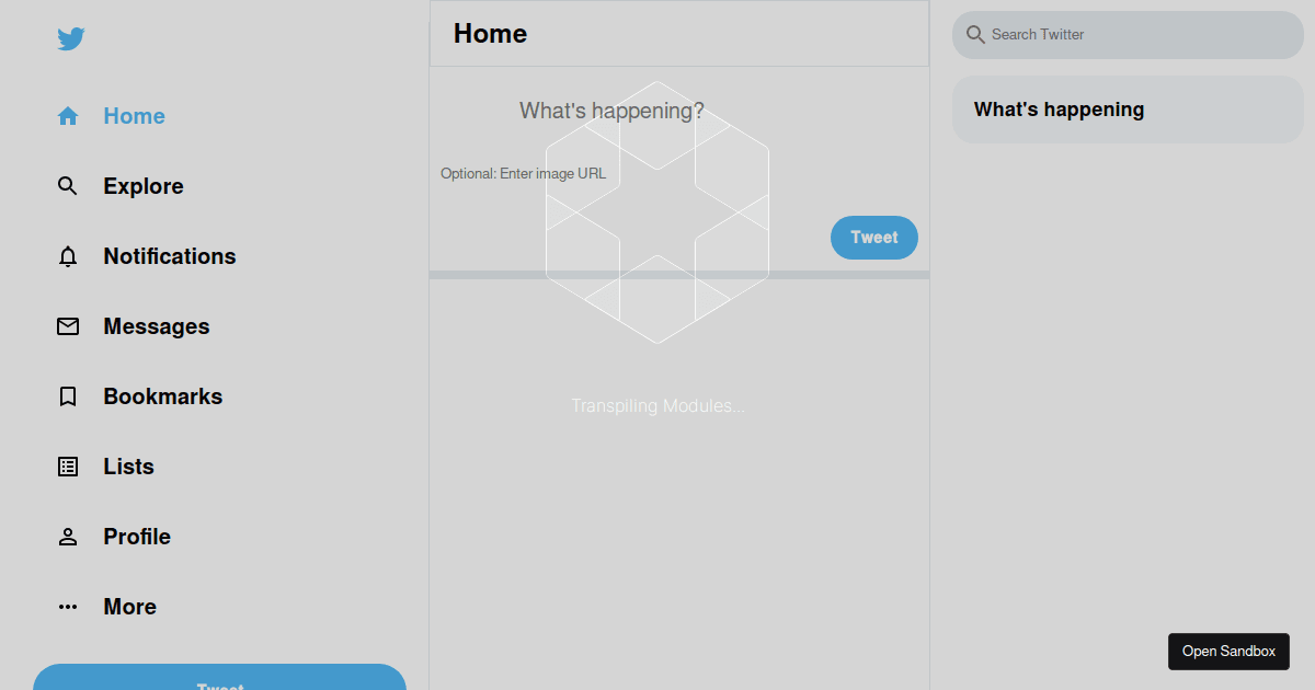 twitter-clone - Codesandbox
