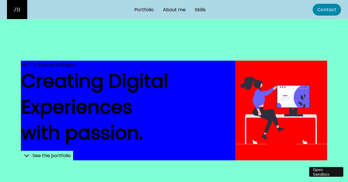 website - Codesandbox