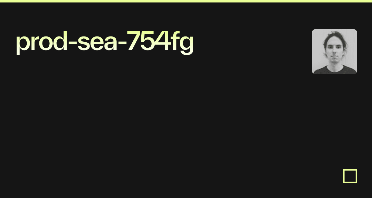 prod-sea-754fg - Codesandbox