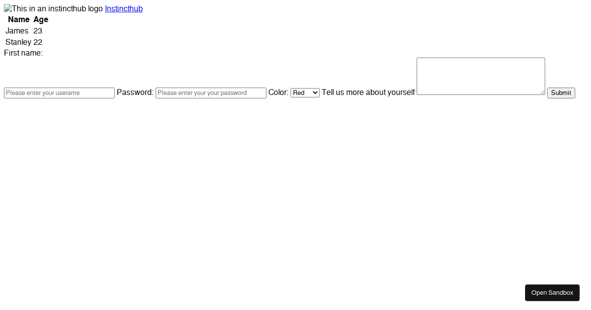 static - Codesandbox