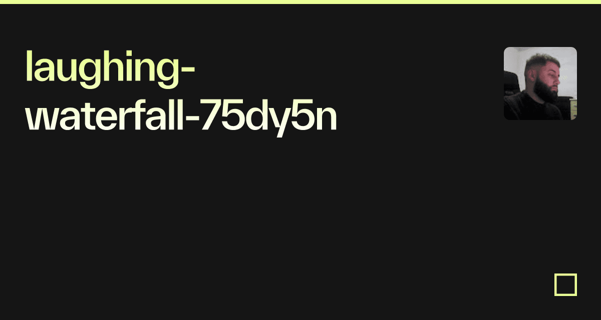 laughing-waterfall-75dy5n - Codesandbox