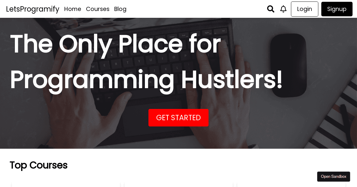 e-learning-frontend - Codesandbox
