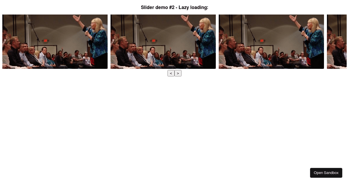 ngx-tiny-slider - wait for dom - Codesandbox