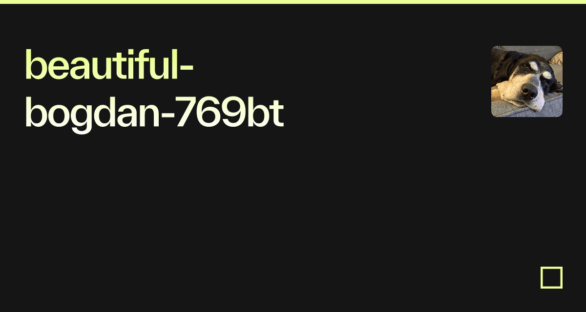 beautiful-bogdan-769bt - Codesandbox