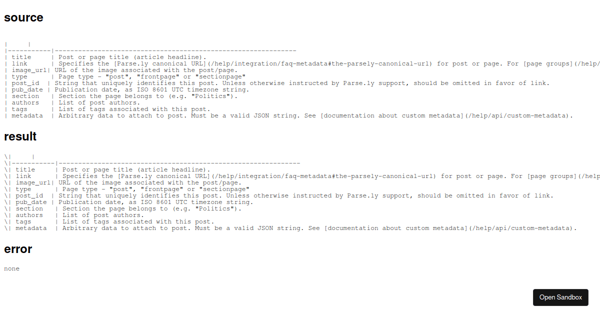 remark-debug => remark-gfm - Codesandbox