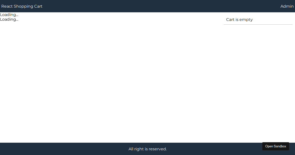 basir/react-shopping-cart - Codesandbox