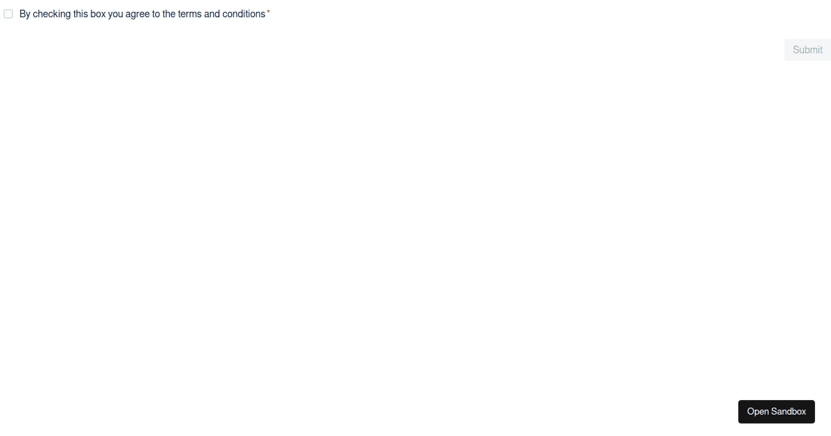 Checkbox Required Forked Codesandbox