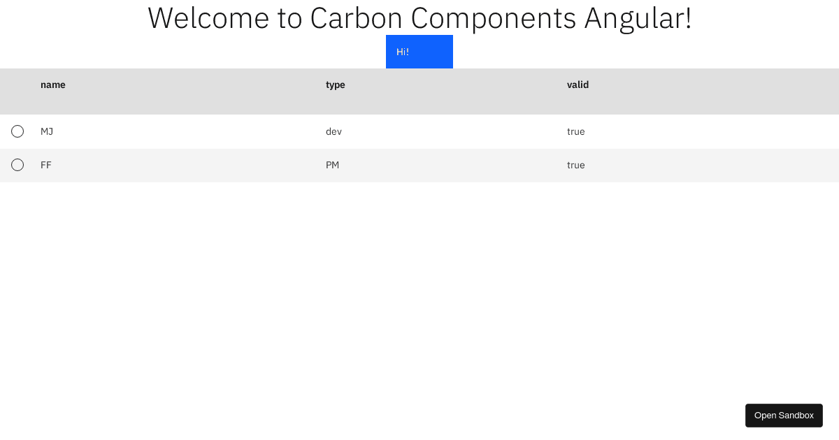 Carbon Components Angular (forked) - Codesandbox