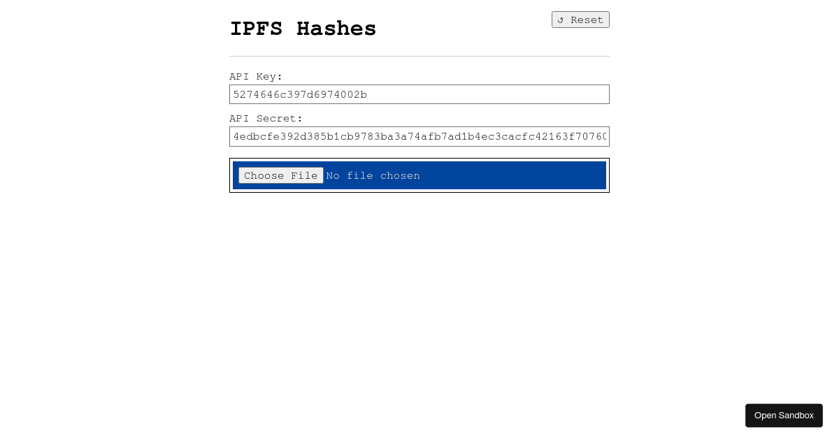 ipfs-hashes-2 (forked) - Codesandbox