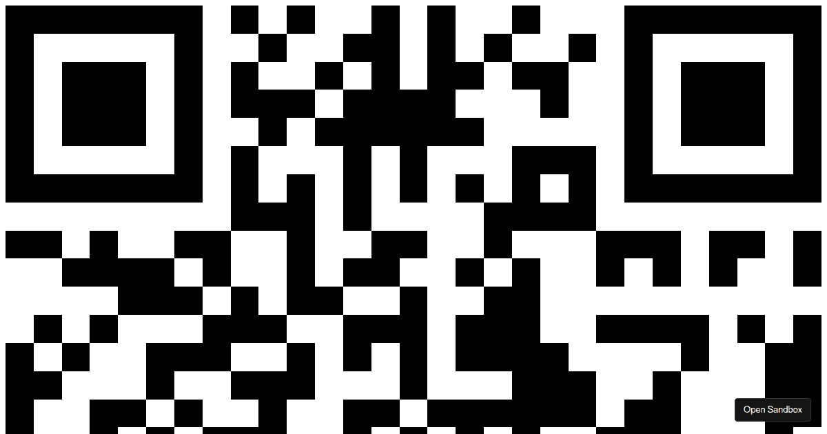 qrcode-svg - Codesandbox