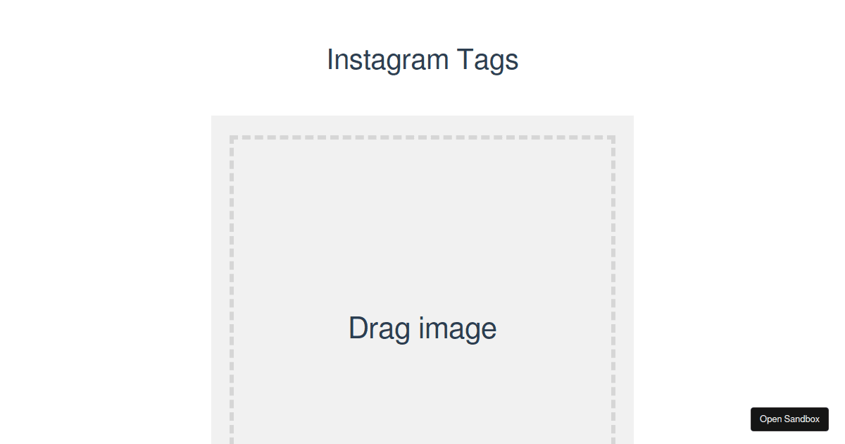 instavision - Codesandbox