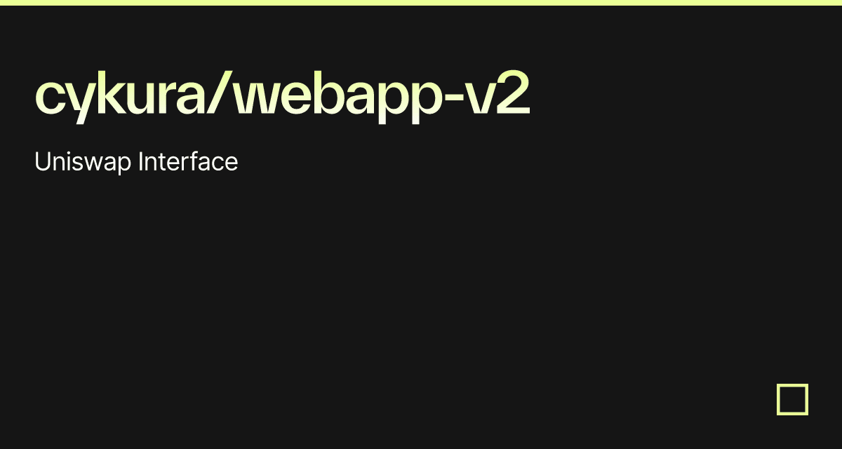 cykura/webapp-v2 - Codesandbox