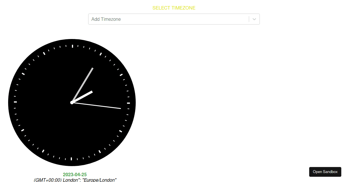 clock2 - Codesandbox