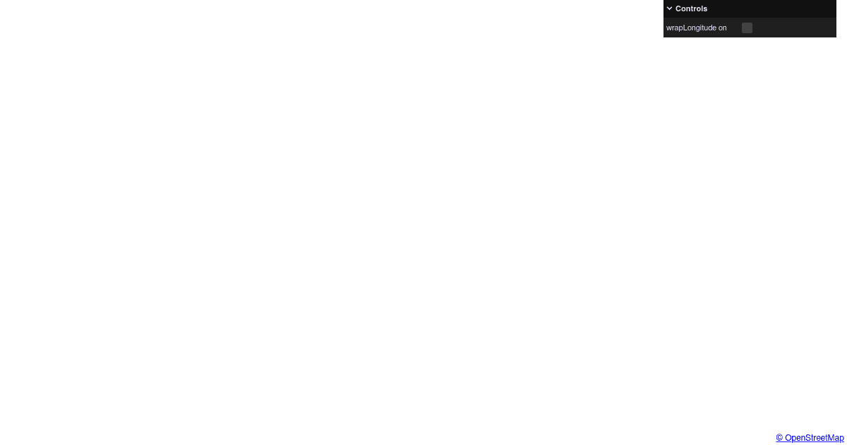 deck.gl - wrapLongitude - Codesandbox