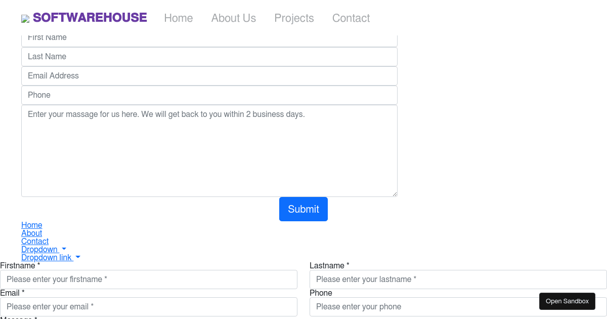 My First Bootstrap Page - Codesandbox