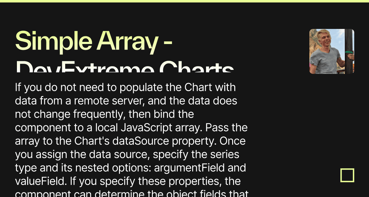 Simple Array - DevExtreme Charts (forked) - Codesandbox