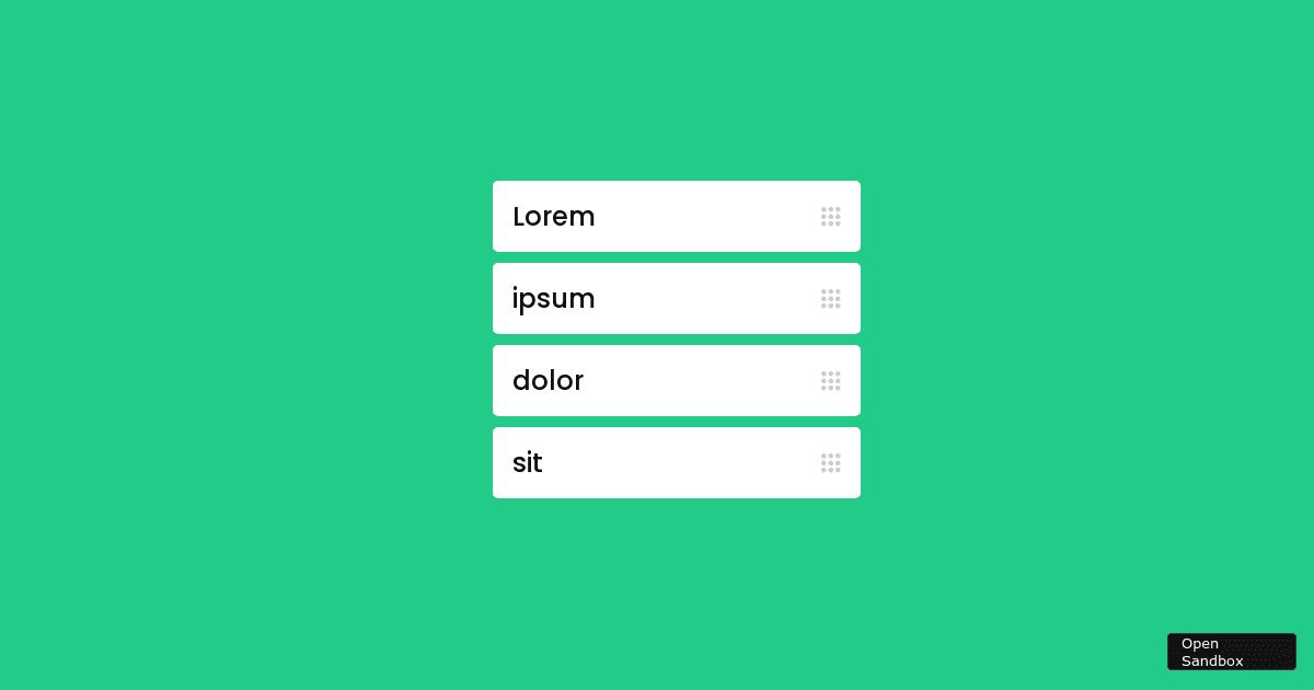 Framer Motion 5 Drag To Reorder Lists With Drag Handle Forked Fix Codesandbox 1926