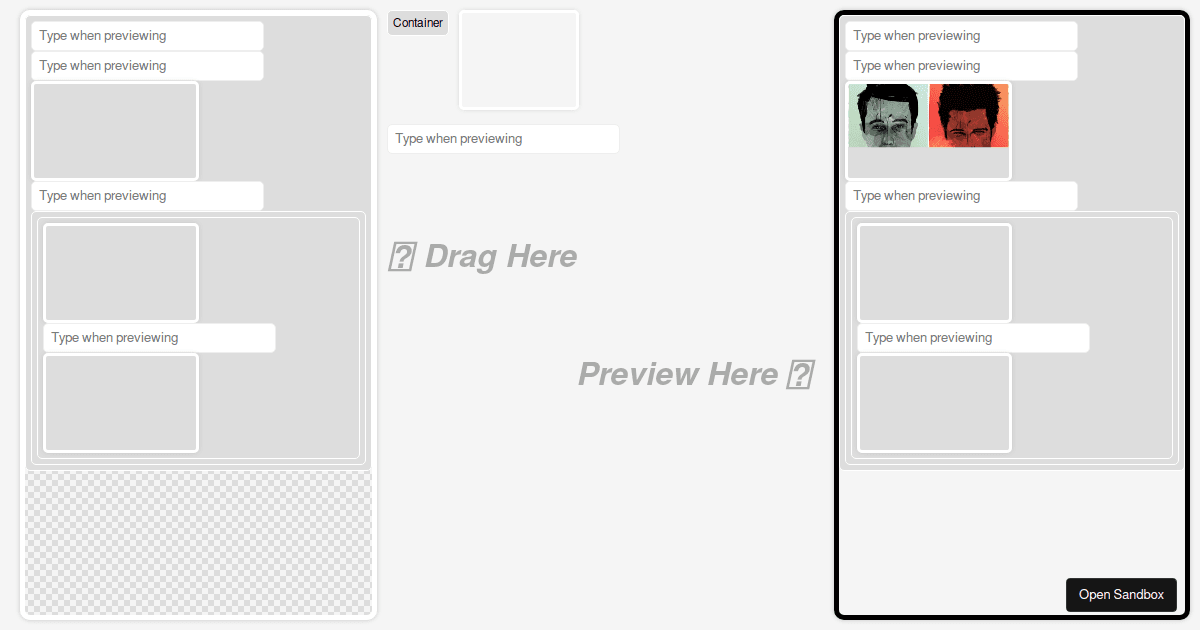 React Mc Forked Codesandbox