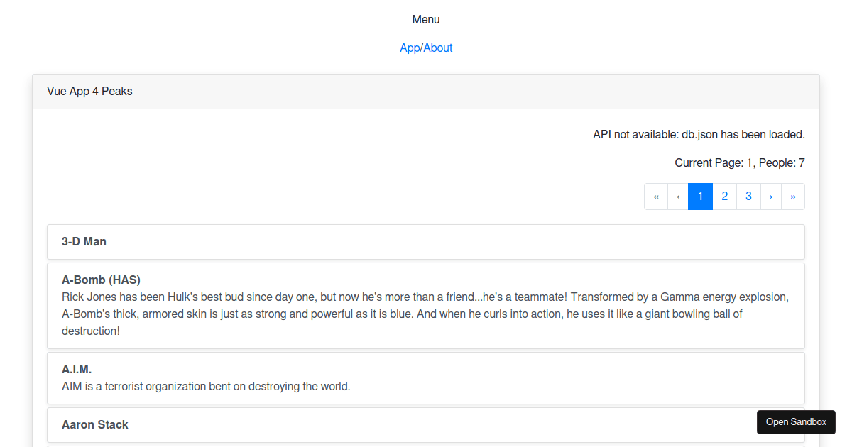 vue-4-peaks - Codesandbox