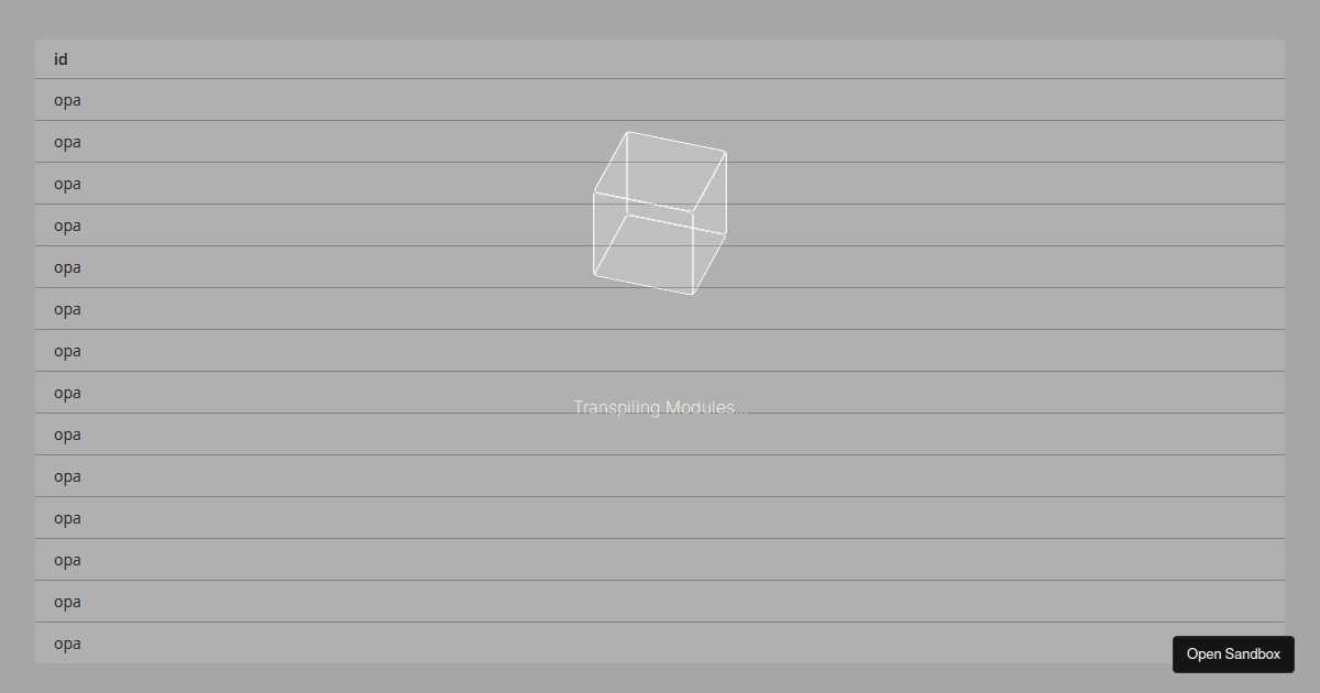 Itwinui React Minimal Example Forked Codesandbox