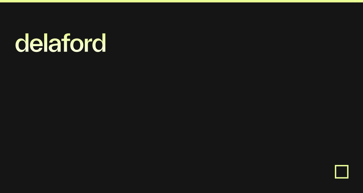 delaford - Codesandbox