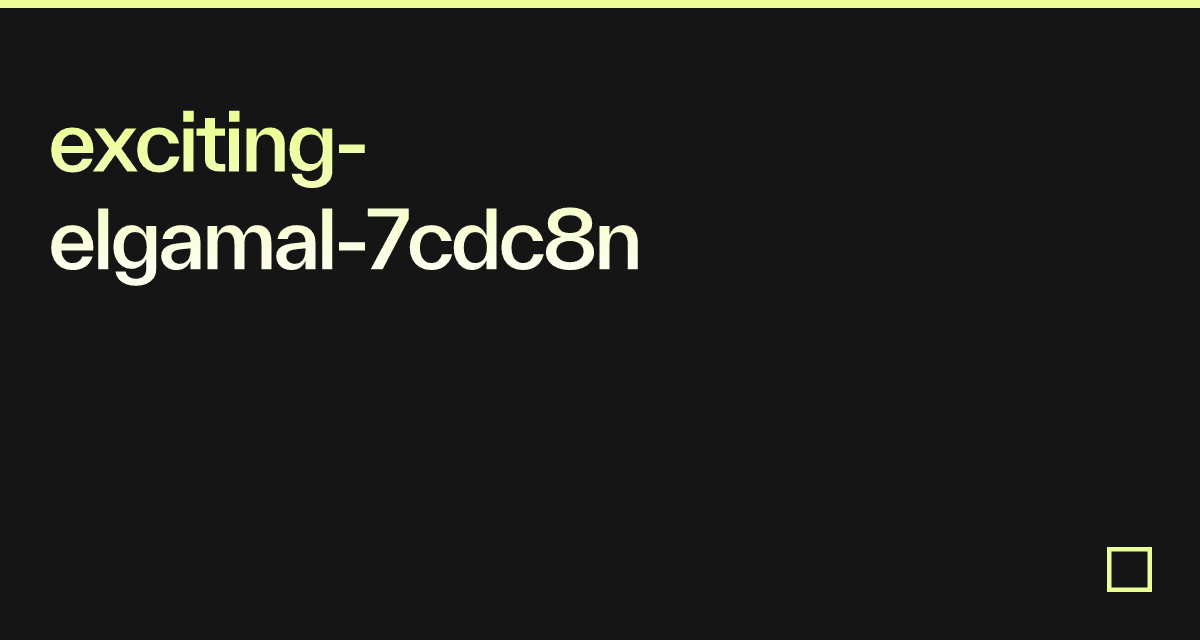 exciting-elgamal-7cdc8n - Codesandbox