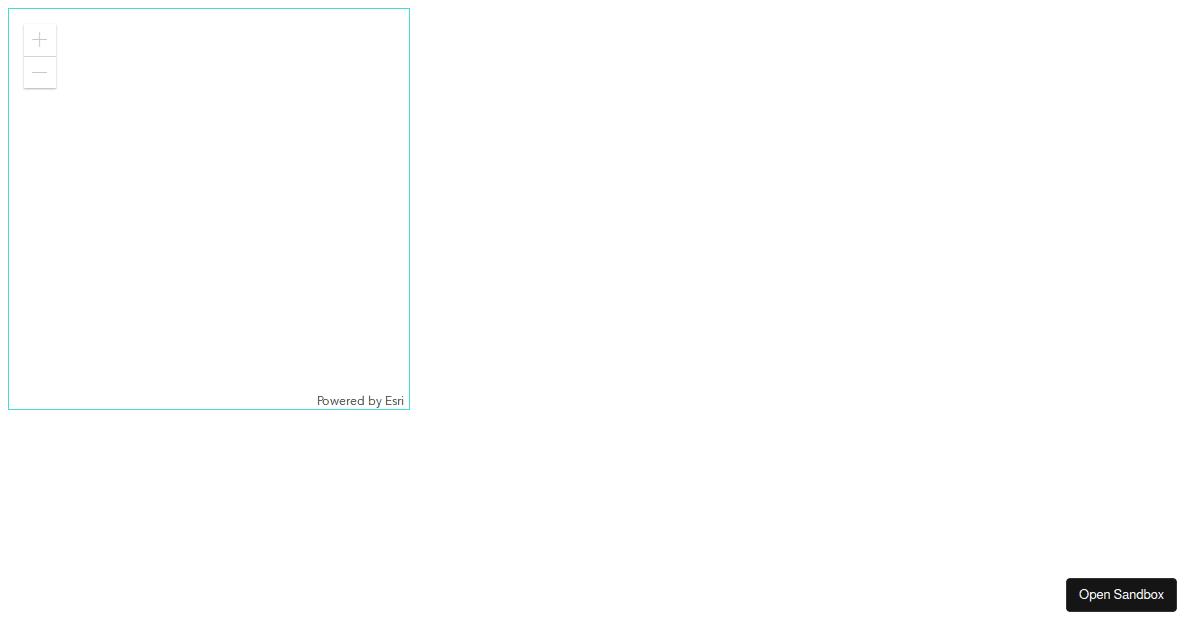 Esri Arcgis Js Api Map React Codesandbox