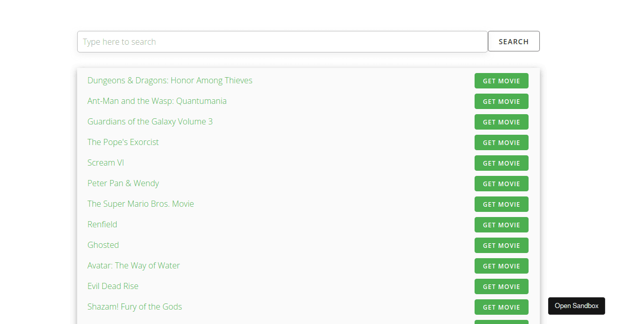 moviedb-by-sv - Codesandbox