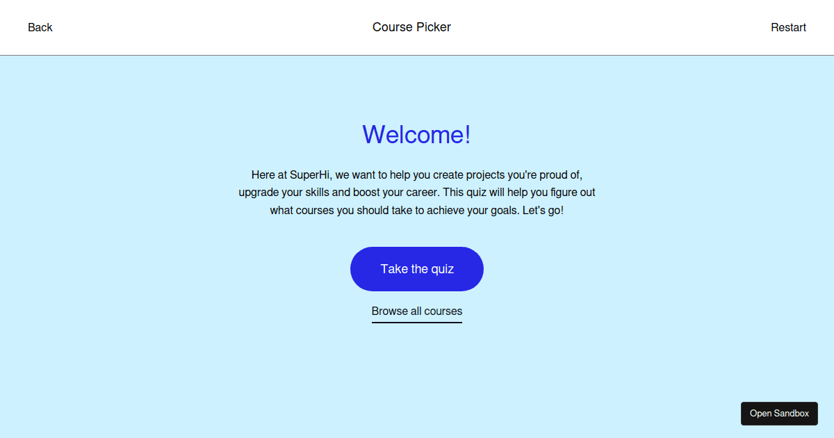 course-picker-main - Codesandbox