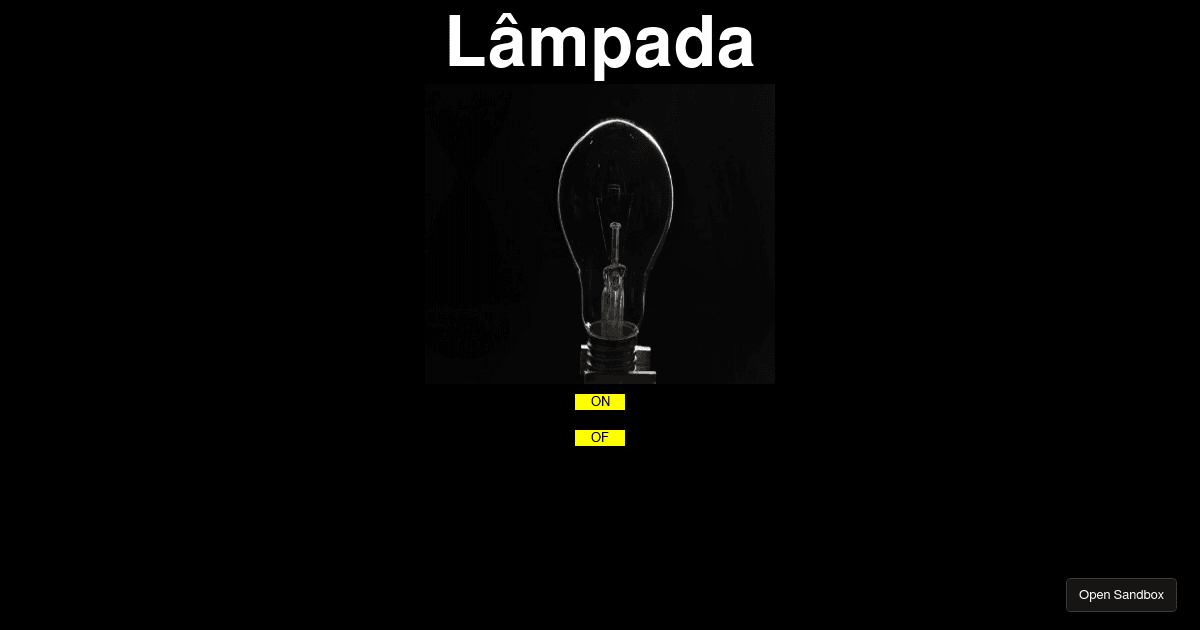 Lamp - Codesandbox