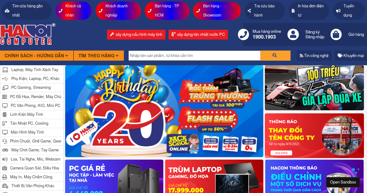 Detail Hanoi Computer - Codesandbox