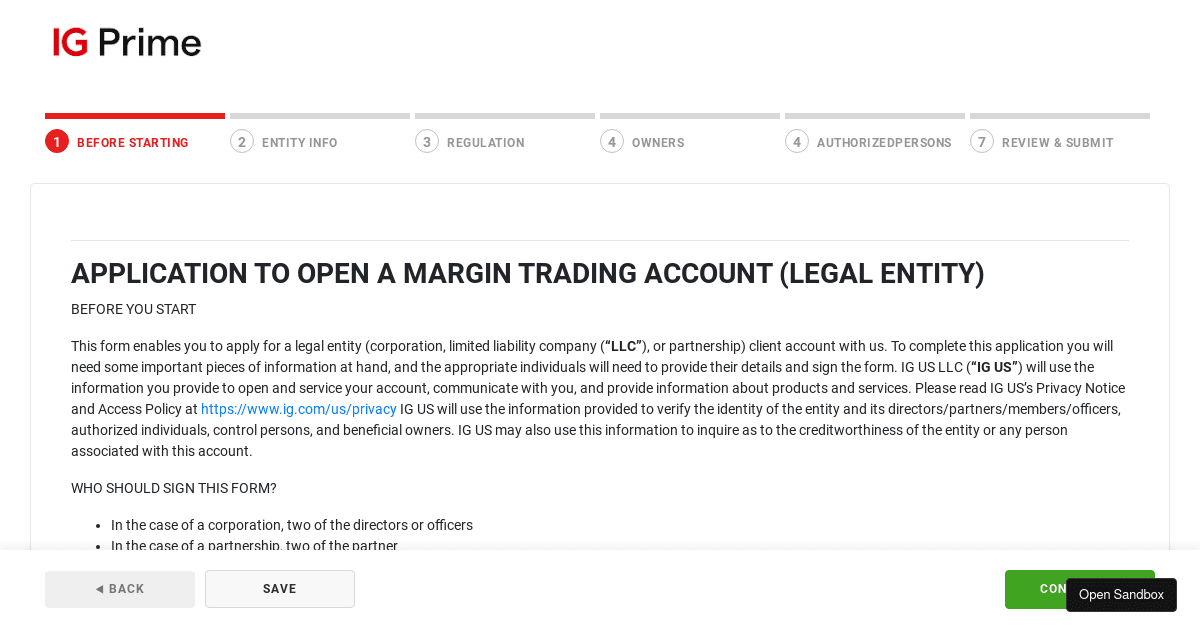 LAB Group - IG Form - APPLICATION TO OPEN A MARGIN TRADING ACCOUNT ...